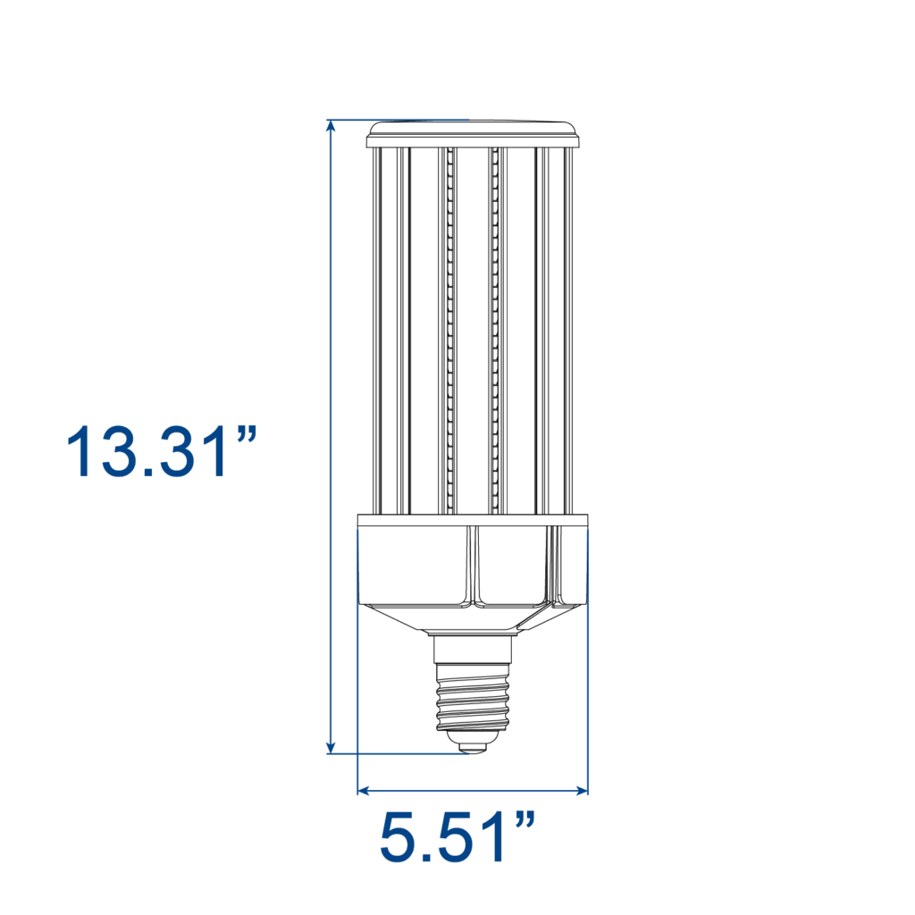 Wattage Adjustable LED Corn Light – 200W – Zlight Technology